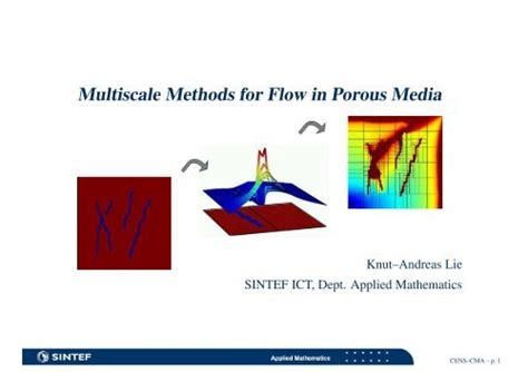 Multiscale Reservoir Simulation 2nd Cens Cma Seminar Sintef
