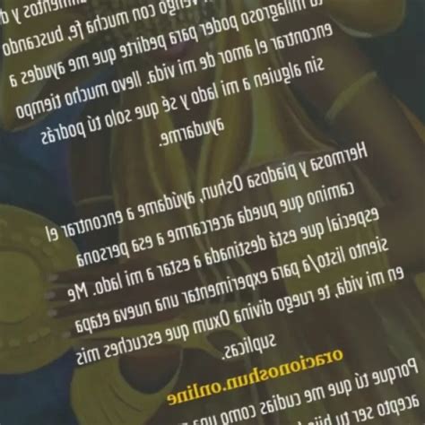 Hechiza A Tu Amor Con Esta Poderosa Oración A Oshun Anna Casas