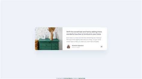 Frontend Mentor Article Preview Component Using Saas And Vite Coding