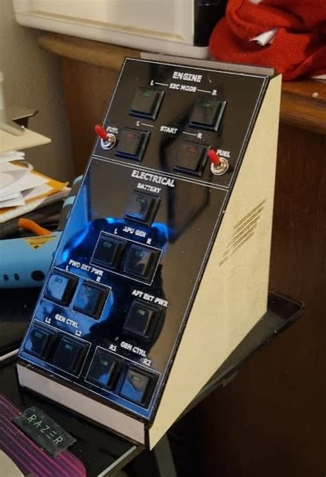 3d Printed Flight Simulator Panel V2 85 By Lelapindegiens Home