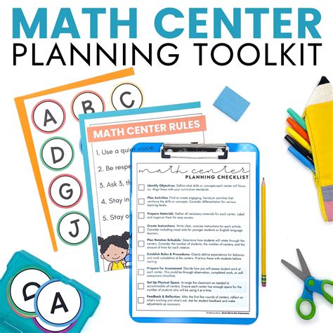 Free Math Center Planning Toolkit