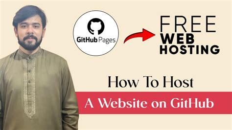 How To Host A Website For Free On Github Pages Host Website For Free Youtube