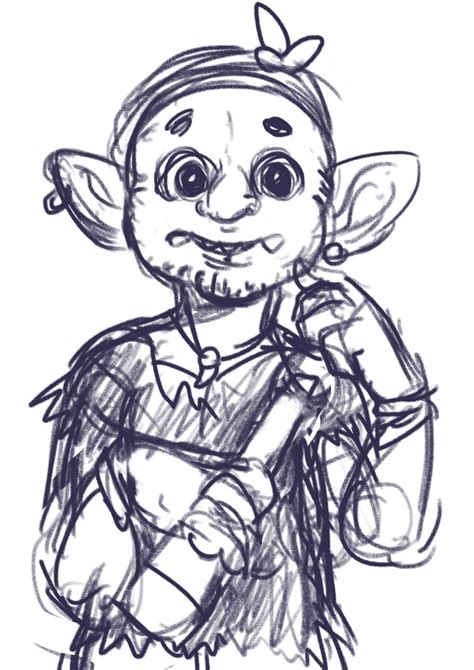 Goblin Pirate Sketch By Fannanmanshury On Deviantart