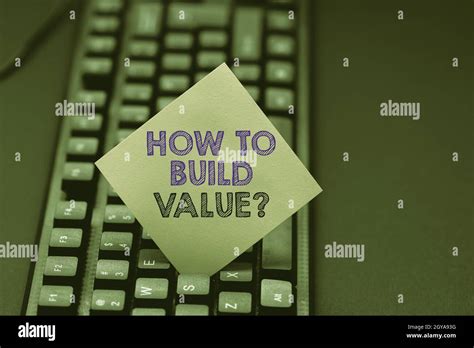 Writing Displaying Text How To Build Value Question Business Concept