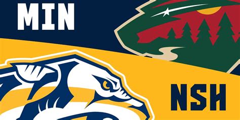 Nhl Game Preview Nashville Predators Vs Minnesota Wild With Line