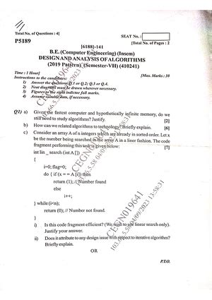 DAA Unit 5 Notes Amortized Analysis Amortized Analysis Is Used For