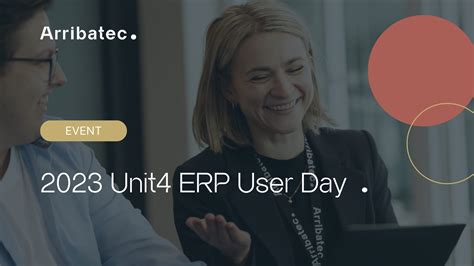 Free Unit4 Erp Agresso User Day Event