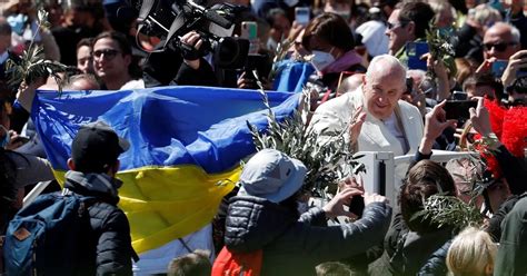 Le Pape A Exhorté à Mettre Fin à La Guerre Abominable En Ukraine