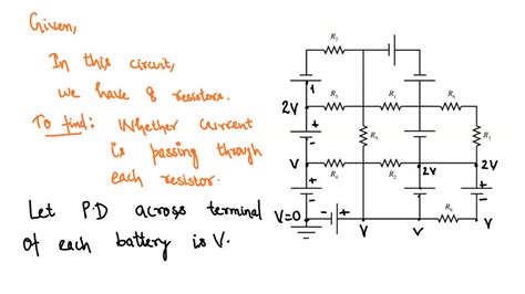 Solved The Circuit Shown Is Constructed Using Nine Identical Batteries