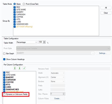 Solved Table Tool Missing Column Alteryx Community