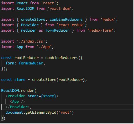 Managing Form State In React Using Redux Form TO THE NEW Blog