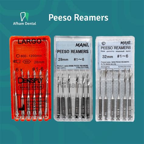 Dental Peeso Reamer Mani 28mm 32mm Afham Dental Shopee Singapore