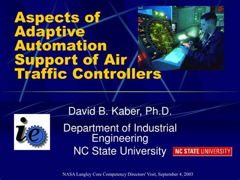 Ppt Aspects Of Adaptive Automation Support Of Air Traffic Controllers Powerpoint Presentation