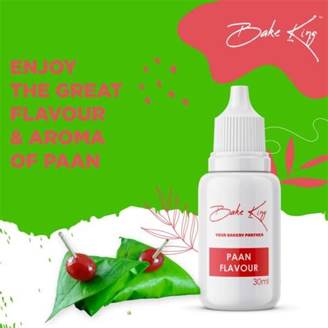 Bake King Paan Flavour 30ml Essence For Baking Cakes Jams Jelies