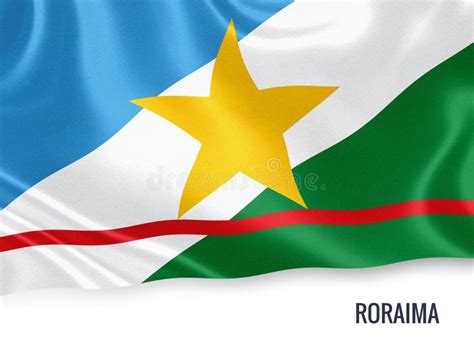 Brazilian State Roraima Flag Stock Illustration Illustration Of