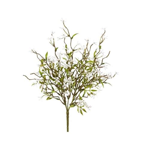 Kunst Jasmin Busch Tubar Auf Steckstab Weiß 35cm