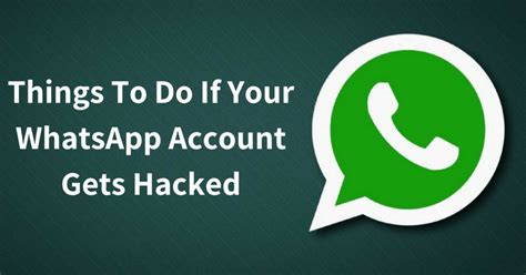 Steps To Recover Hacked Whatsapp Account On Android 20212022