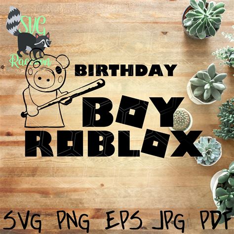 Personalized Roblox Birthday Svg Roblox Svg Birthday Svg Etsy Images