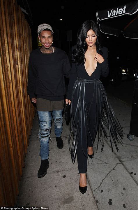 Kylie Jenner Risks A Wardrobe Malfunction On Date Night With Tyga