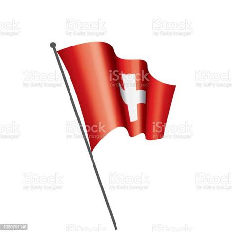 스위스 국기 흰색 배경 벡터 일러스트 레이 션 0명에 대한 스톡 벡터 아트 및 기타 이미지 0명 3차원 형태 국기 Istock