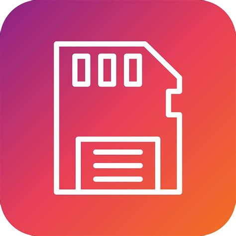 Premium Vector Memory Card Vector Icon Design Illustration