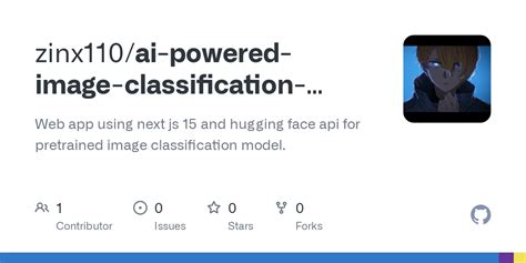 github zinx110 ai powered image classification webapp web app using