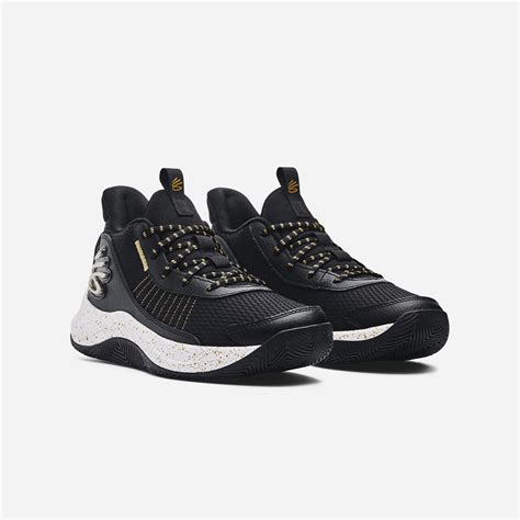 Giày Under Armour Curry 3z7 Black Metallic Gold 3026622 001