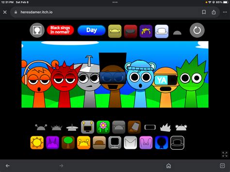 Incredibox Sprunki Advanced Sprunki Modded Huge Update By Heresdamer