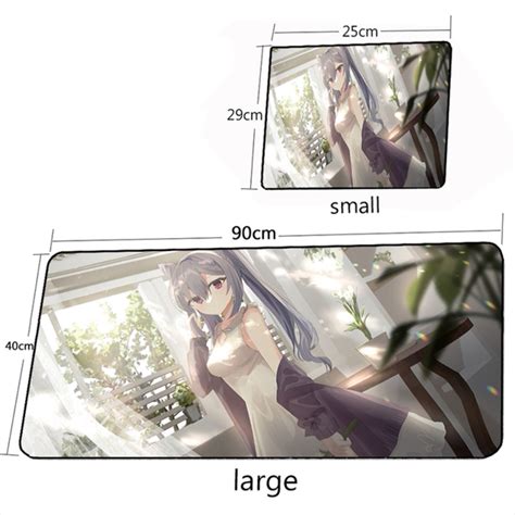 Genshin Impact Mouse Pad Anime Sexy Girl Mouse Gamer Baal Keqing Multi