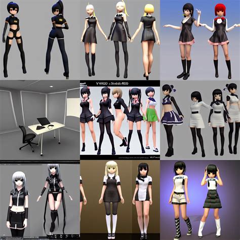 Premade 3d Vroid Model Vroid Model Vtuber Commission