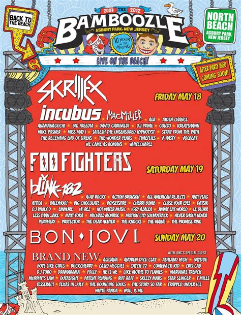 Bamboozle Festival 2024 Lineup Maura Sherrie