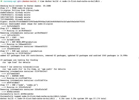 how to go from slow to fast docker build with example