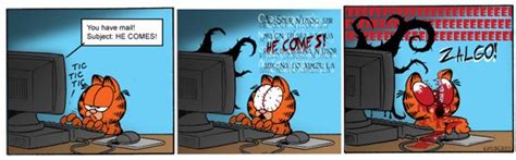 Garfield Zalgo Myconfinedspace
