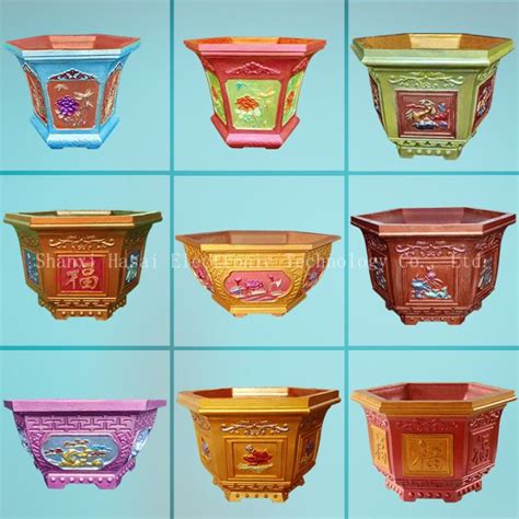 Simen Bunga Pot Acuan Periuk Plastik Penebalan Pinggan Bunga Model Bonsai Eropah Membuat Segi