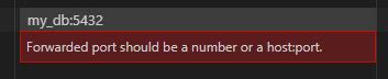 Port Forward Input Validation Does Not Allow Host Port Where Host