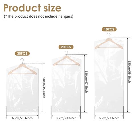 Clear Plastic Suit Covers