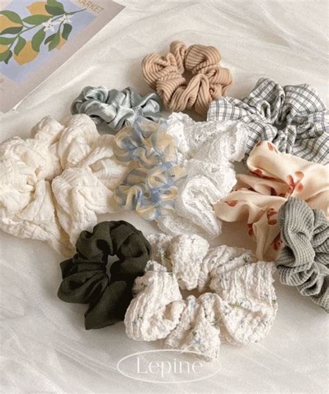 주문폭주2개 이상 구매 할인 사계절 곱창 봄 여름 여리여리 쉬폰 리본 체크 곰돌이 테디베어 플라워 시스루 메쉬 스크런치 미니곱창 우정 선물 세일 할인 가을 겨울 에이블리