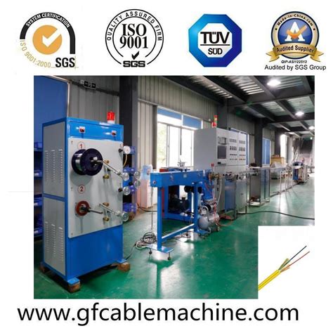 Tight Buffer Fiber Extrusion For Optic Cable Manufature Production Line China Tight Buffered