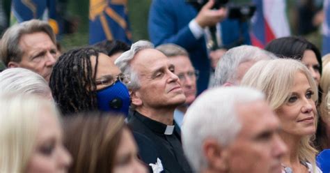 Days After Appearing Unmasked At White House Notre Dames President