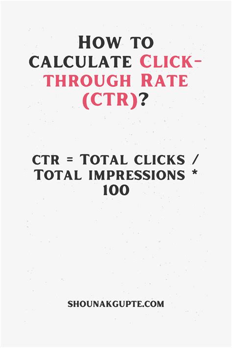 Free Click Through Rate Ctr Calculator Online