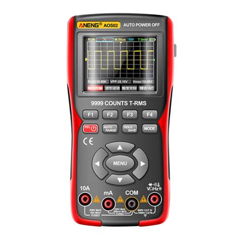 Aneng Aos02 Professional Transistor Test Multimeter 48mss Sampling Rate Professional 10mhz
