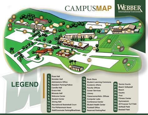 Webber International University Campus Map 2024 All Maps