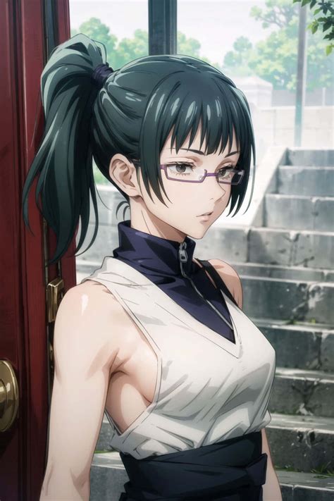 Download Maki Zenin Anime Portrait Wallpaper