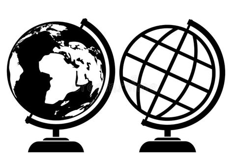 Ícones Do Globo Do Vetor Ilustração Do Vetor Ilustração De Terra