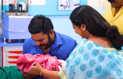 பாண்டியன் ஸ்டோர்ஸ் தனத்திற்கு பிறந்த குழந்தை மகிழ்ச்சியில் துள்ளி