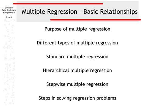 Ppt Multiple Regression Basic Relationships Powerpoint Presentation