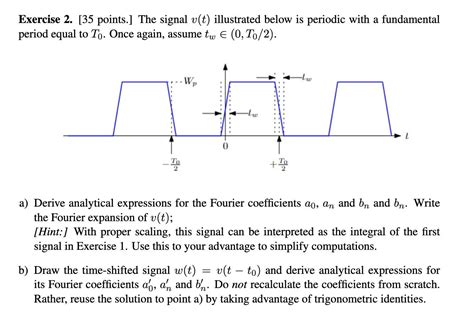 Solved Exercise 2 35 ﻿points ﻿the Signal Vt