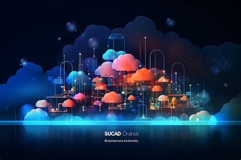 Premium Ai Image Cloud Computing Cloud Symbol Vector Illustration 2