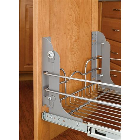 Rev A Shelf In H X In W X In D Metal Door Mounting Kit For Wire Sink And Base