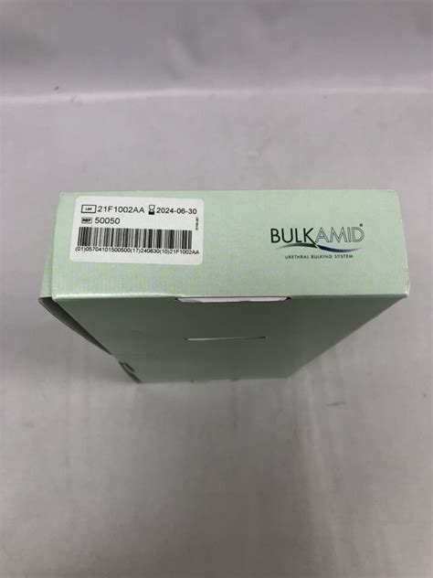 Nuevo Contura 50050 Bulkamid Urethral Bulking System 1ml Hydrogel